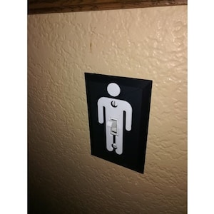 Manhood Switch Plate Cover / Funny Switch Plate / Unique Gift - Etsy