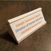 Desk Name Tag Holder / Desk Business Card Holder / Desktop - Etsy