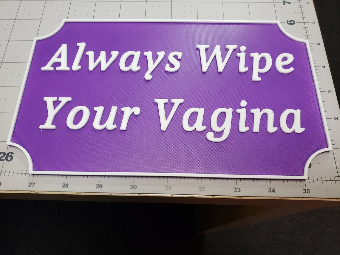 Funny Bathroom Sign / Inappropriate Signs / Potty Training - Etsy