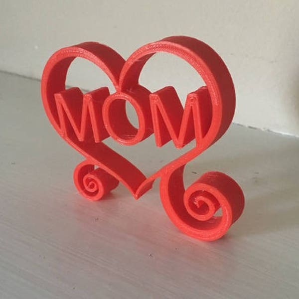 3d Printed Heart Keychain - Etsy