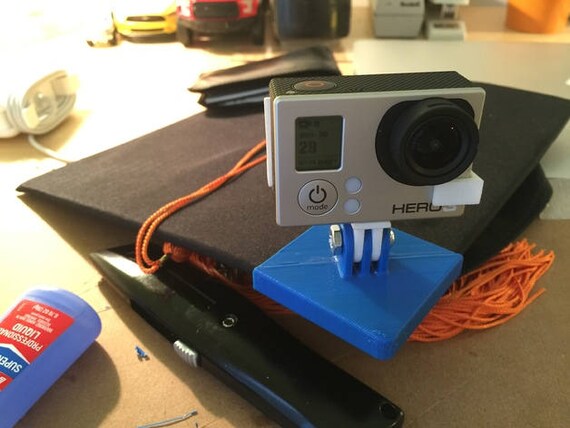Gopro Grad Cap Mount Clip / 3D Printed - Etsy