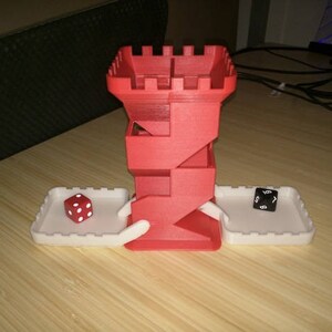 Folding Dice Tower / Dice Tower / Dice Roller / Dice Masters / Dice ...