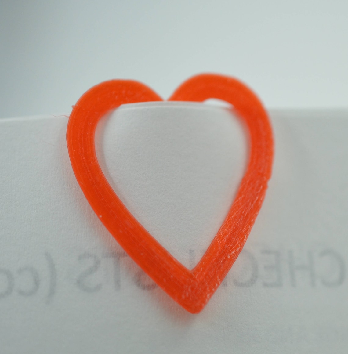 Heart Shaped Paper Clips 8 Pack / Heart Clip / Valentines Day | Etsy