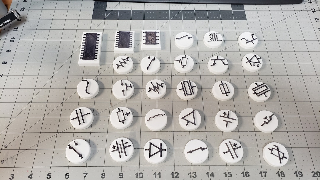 Circuit Component Magnets Set of 29 / Electronics Magnets / PCB Design ...