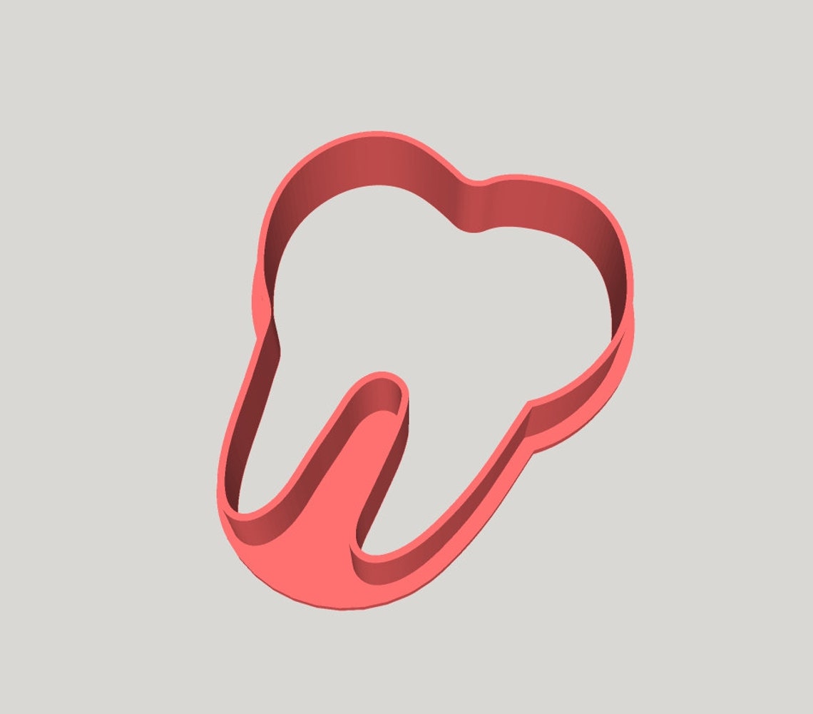 Tooth-shaped Cookie Cutter / 3d Printed - Etsy