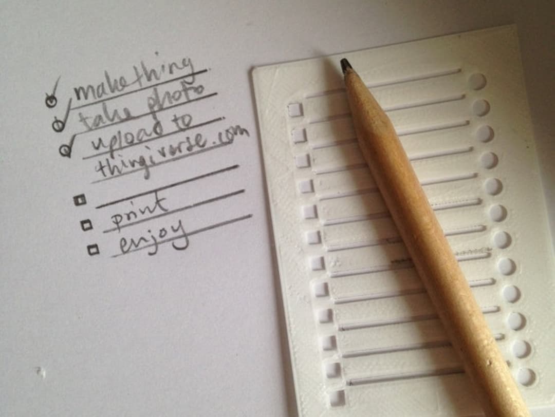 Todo List Stencil 2 Pack - Etsy