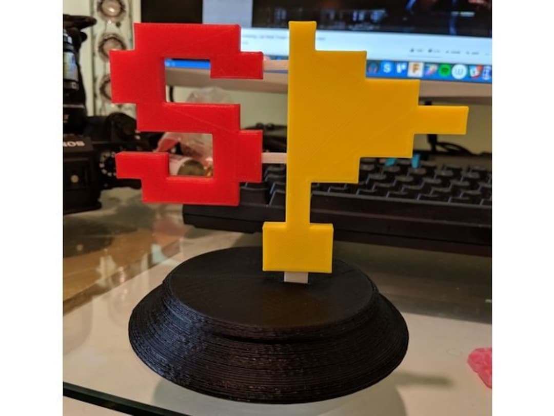 Smash Bros Special Flag Trophy / Gift / Gamer / Game / Unique / Game ...