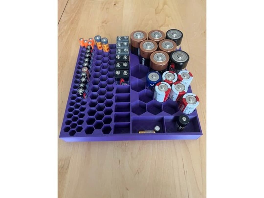 Battery Storage Tray - Etsy