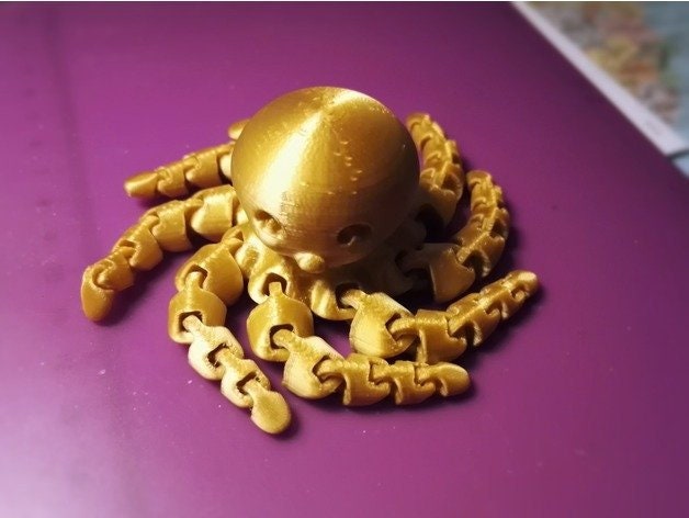 Cute Mini Octopus / 3D Printed | Etsy