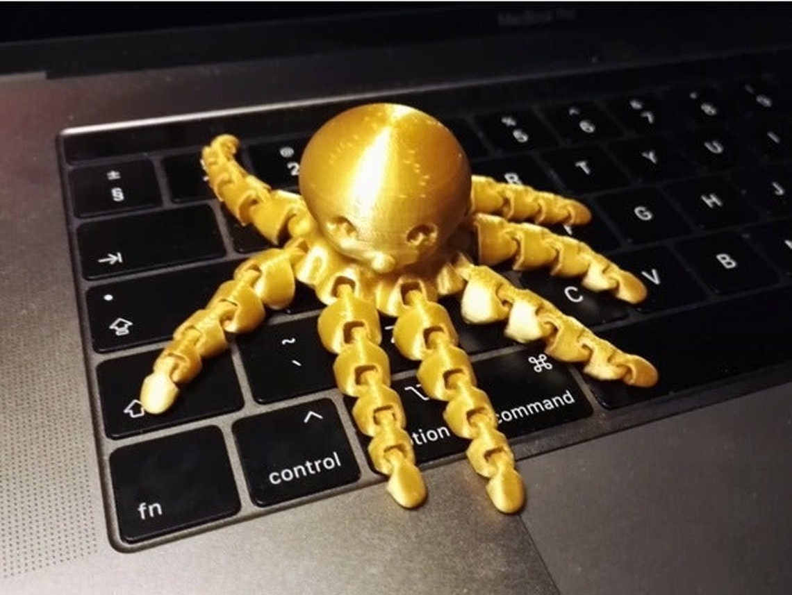 Cute Mini Octopus / 3D Printed - Etsy