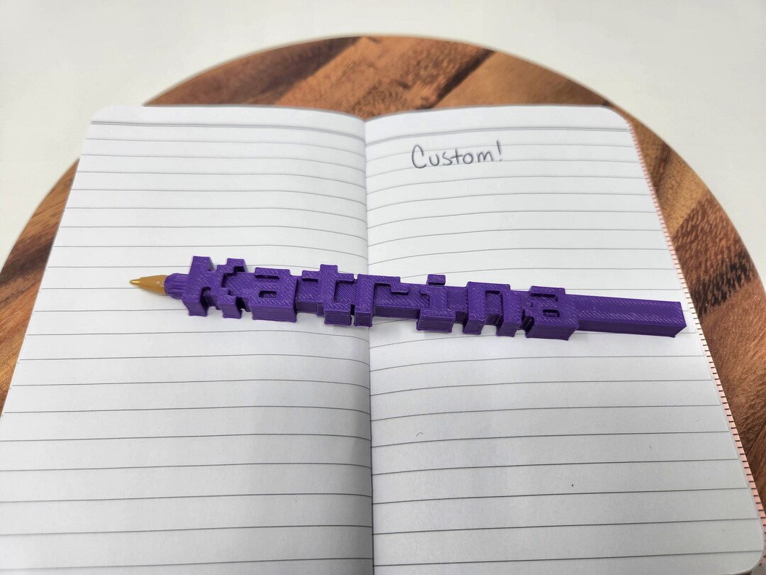 Retro Font Word Pen - Etsy