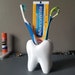 Tooth Shaped Cup / Toothpaste / Toothbrush / Dental / Bathroom / Holder ...