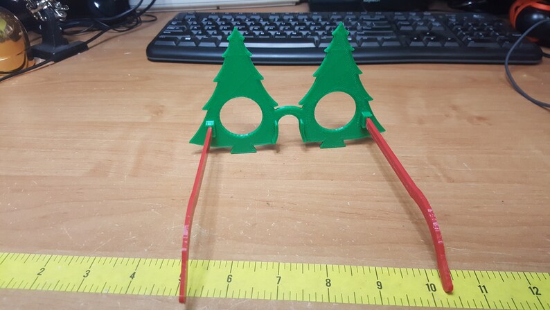 Christmas Tree Glasses / 3D Printed - Etsy