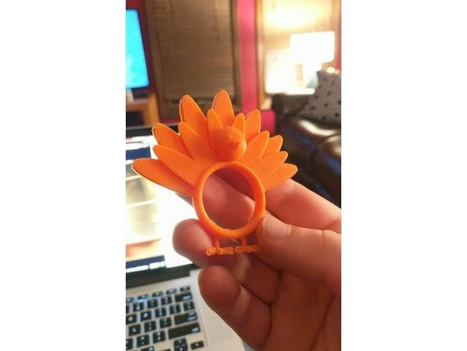 Turkey Napkin Ring Set of 4 / 3D Printed - Etsy
