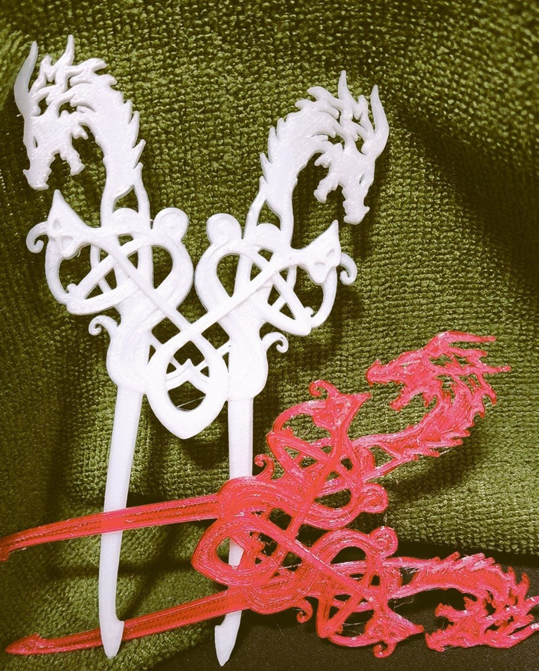 Dragon Hair Pin - Etsy