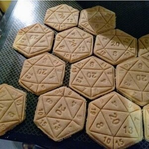 D20 Cookie Cutter / 20 Sided Die / 20 Sided Dice / Cookies / Nerd ...