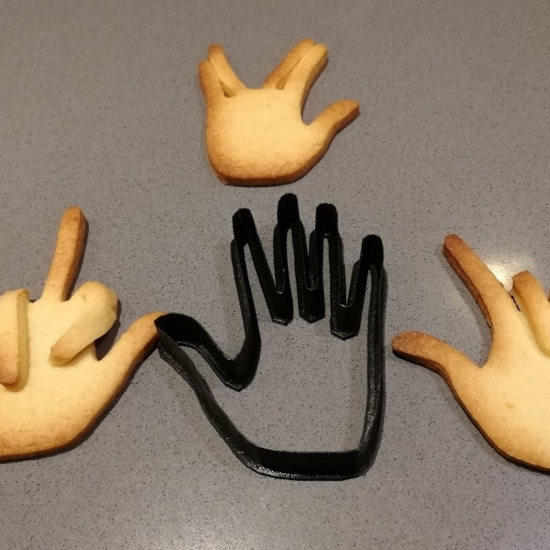 Finger Cookie Cutter - Etsy