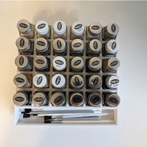 Testors Bottle Paint and Brush Tray Holder / 3D Printed - Etsy