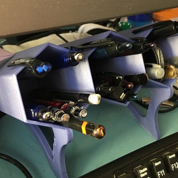 Angled Pen Holder - Etsy