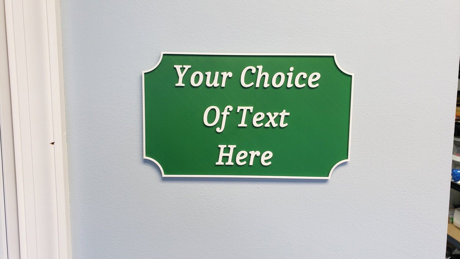 Customizable 3D Printed Sign / Your Text Here / Funny Sign / - Etsy