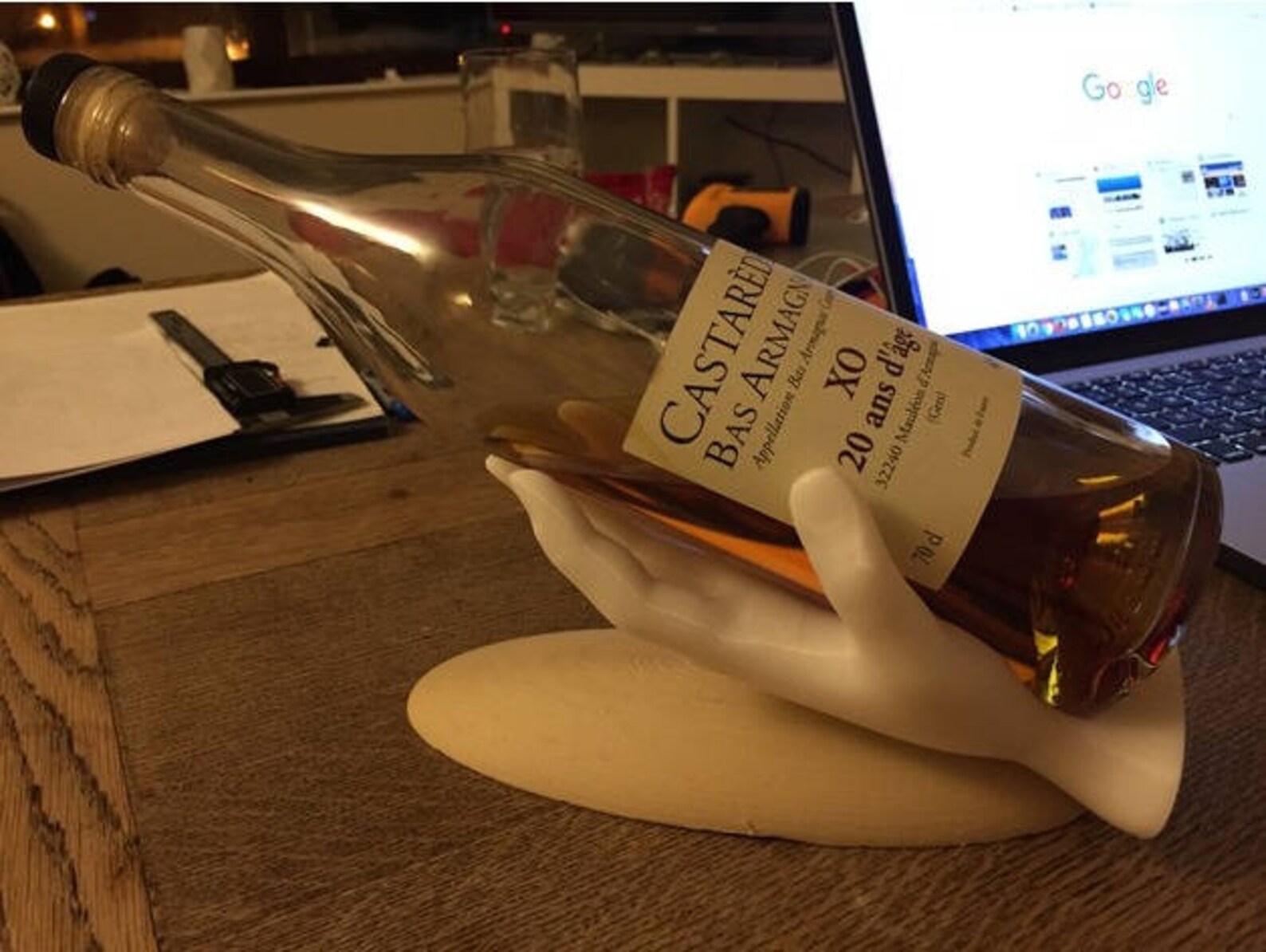 Wine Bottle Display Hand / Wine Bottle Holder / Wine Rack / - Etsy