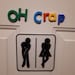 Funny Bathroom Sign / Inappropriate Sign / Restroom Sign / Toilet Sign ...
