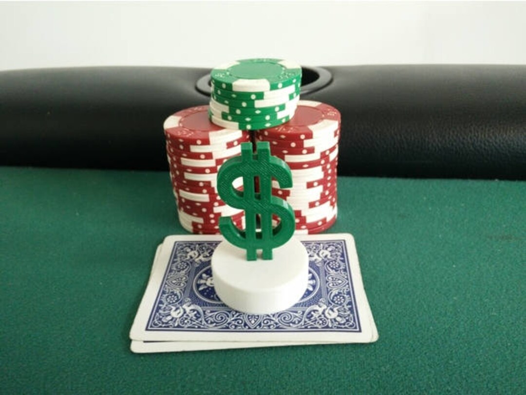 Dollar Sign Poker Card Capper: 3D Printed Card Protector - Etsy