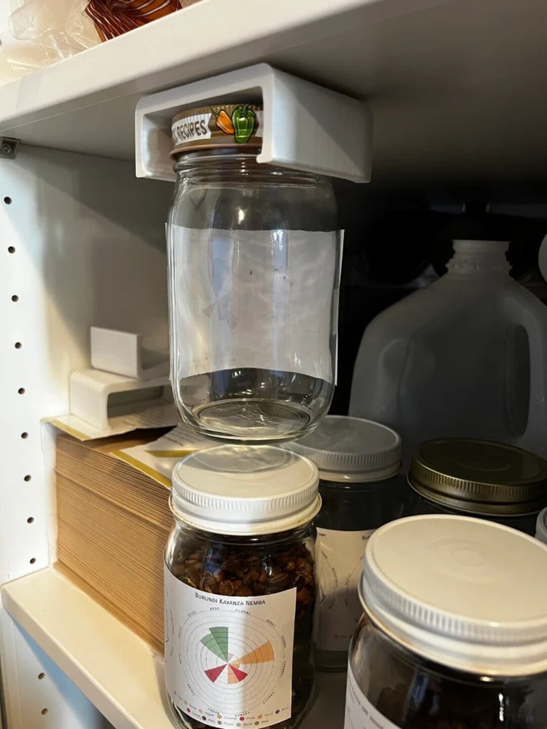 Mason Jar Under Cabinet Holder - Etsy