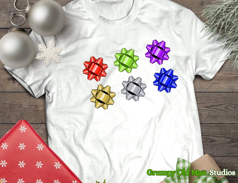 Gift Bows Cut File | Gift Wrap Ribbon Bow Clip Art | Christmas Design ...