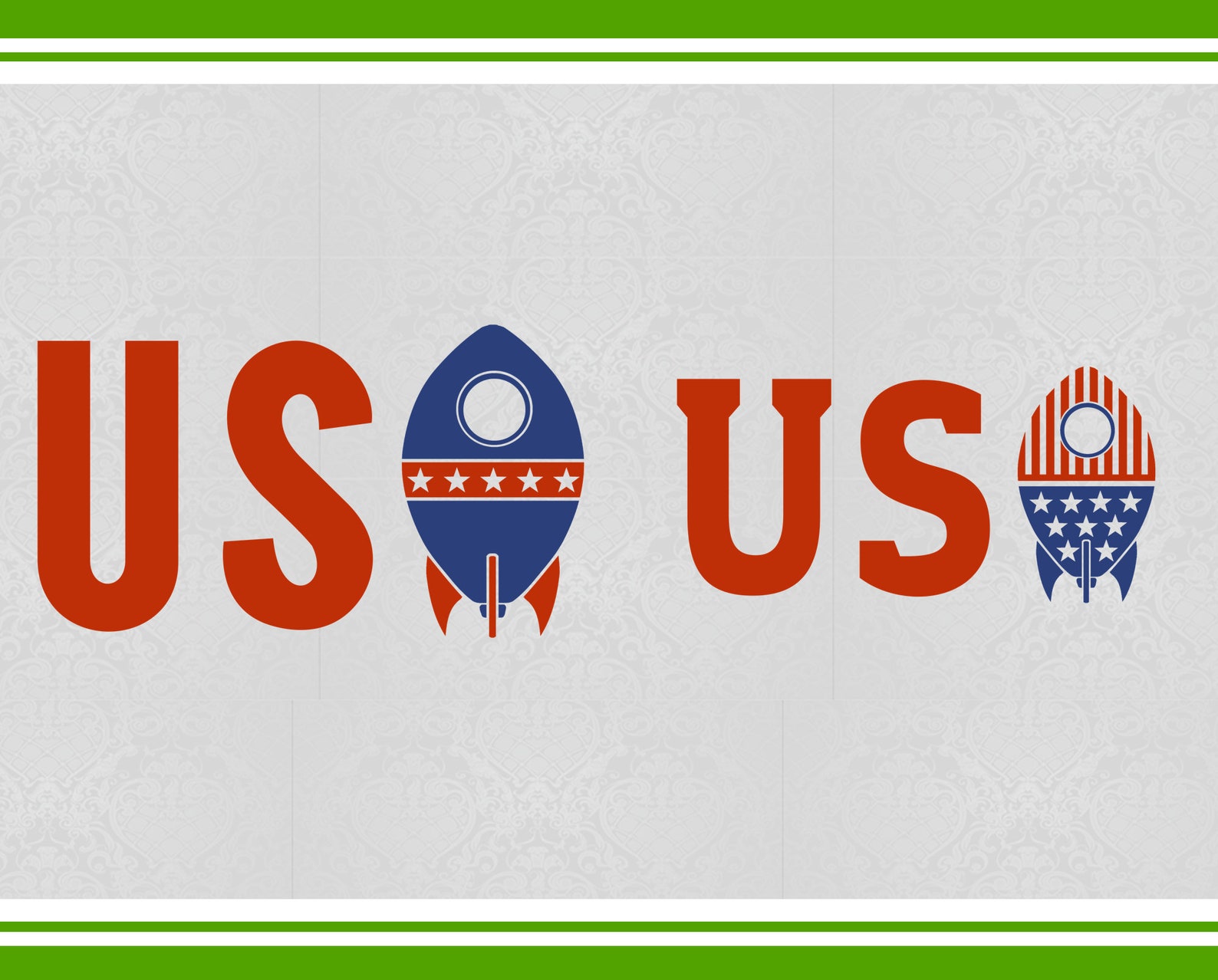 Usa Rocket Svg 4th of July Clip Art Space Rocket Png - Etsy