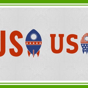 Usa Rocket Svg 4th of July Clip Art Space Rocket Png - Etsy