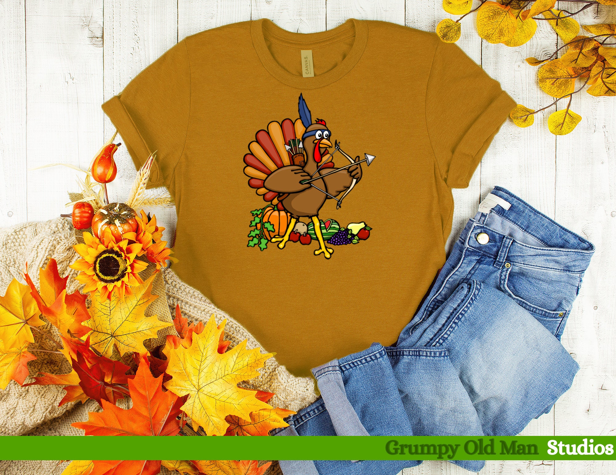 Cartoon Turkey With Bow and Arrow Clip Art | Native American Turkey ...