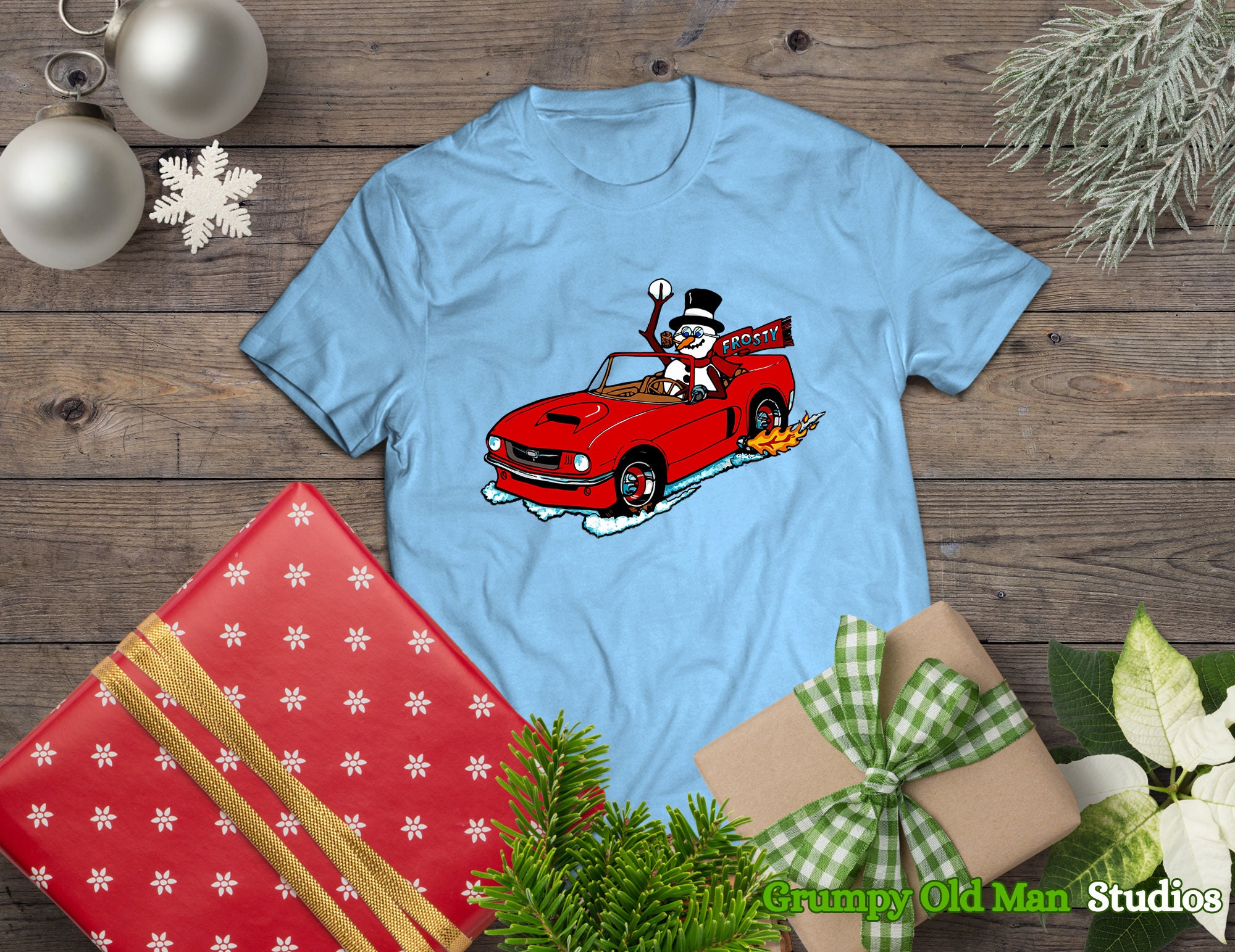 Snowman Driving a Sports Car Clip Art Frosty Driving Cut - Etsy