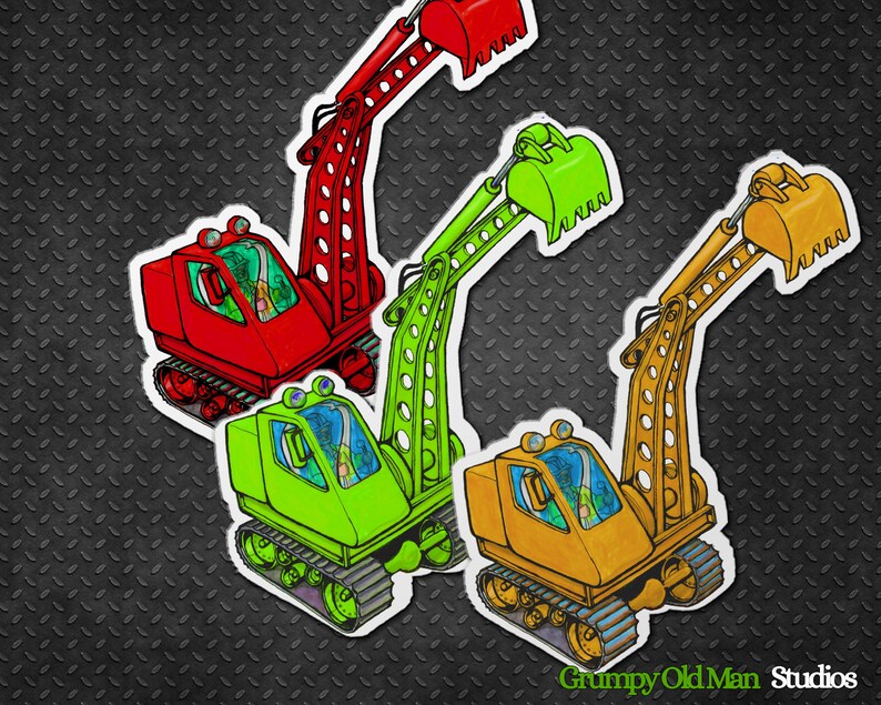 Construction Digital Stamps - Hand Drawn Stamps for Digital Download - Etsy