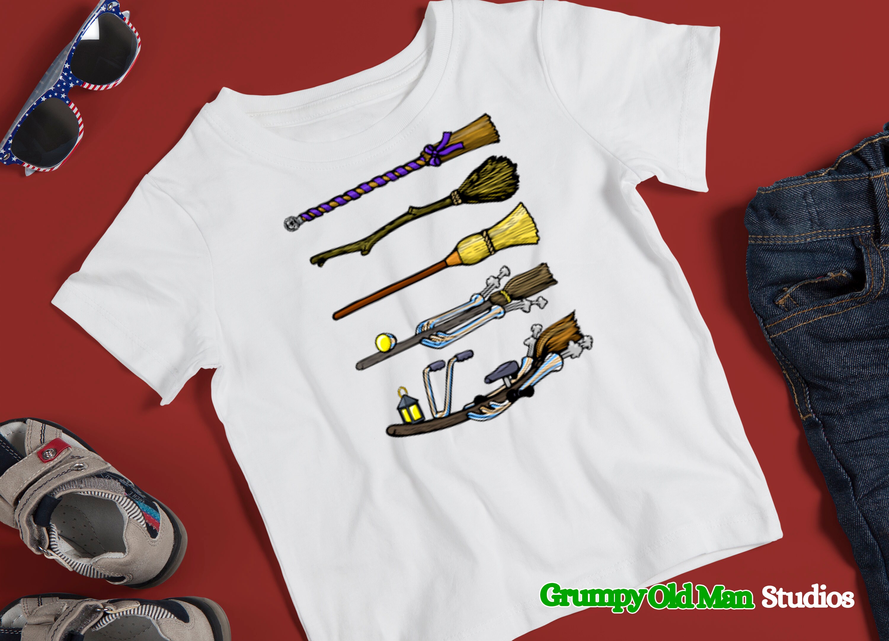 Witchs Brooms Clip Art Halloween Clipart Witchs Stuff Svg - Etsy