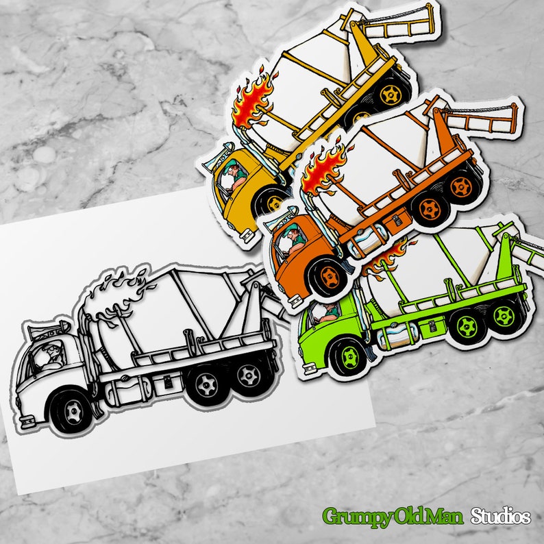 Construction Digital Stamps - Hand Drawn Stamps for Digital Download - Etsy