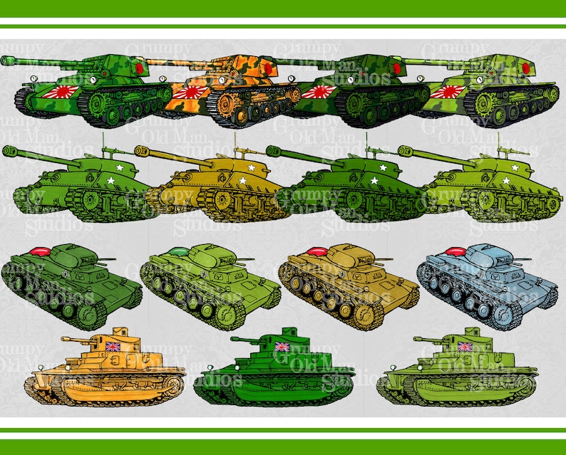 Military Tank Clip Art Army Tank Armored Vehicle Png - Etsy Canada