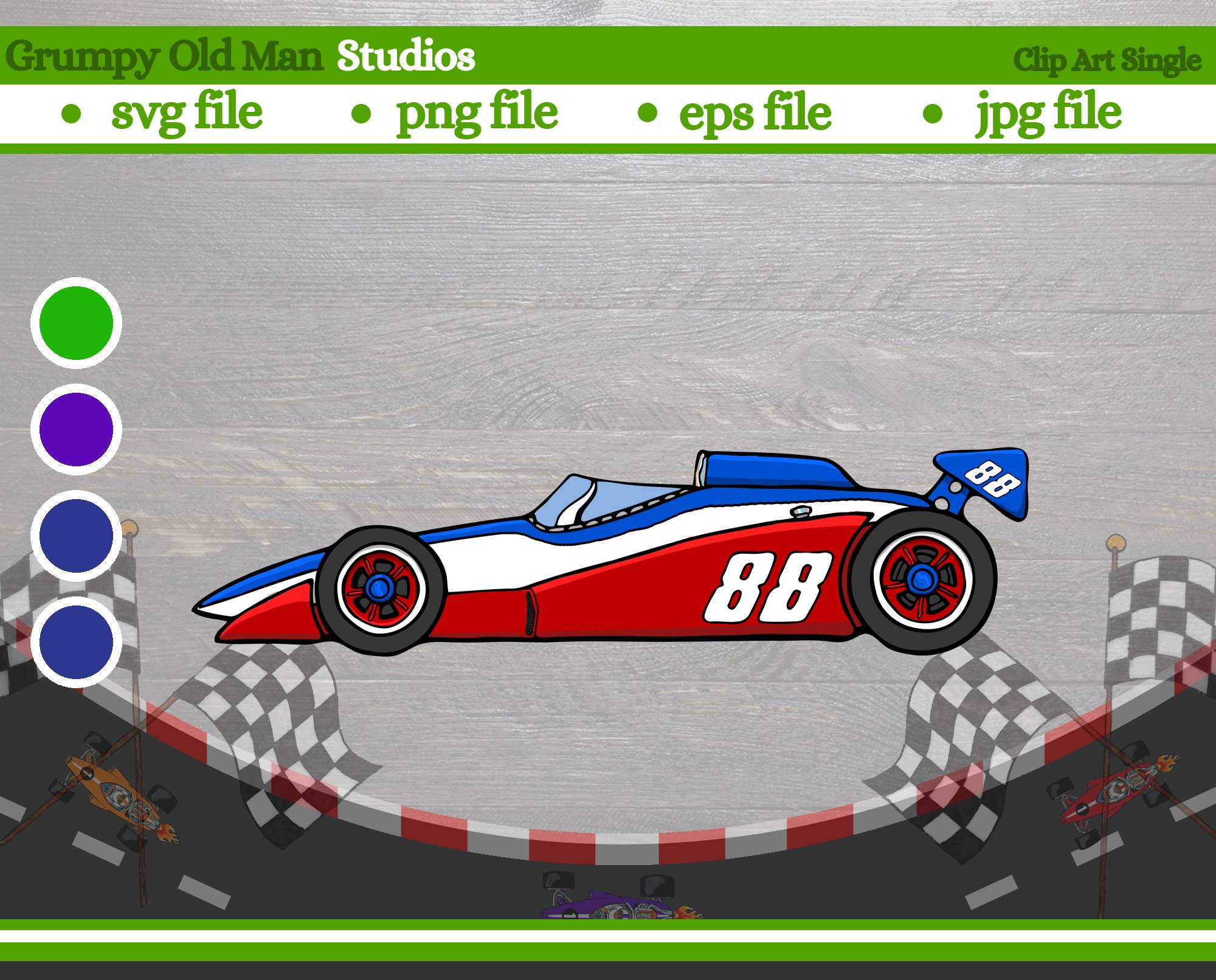 Race Car Clip Art Side View | Formula 1 Race Car Clipart | Indy 500 ...