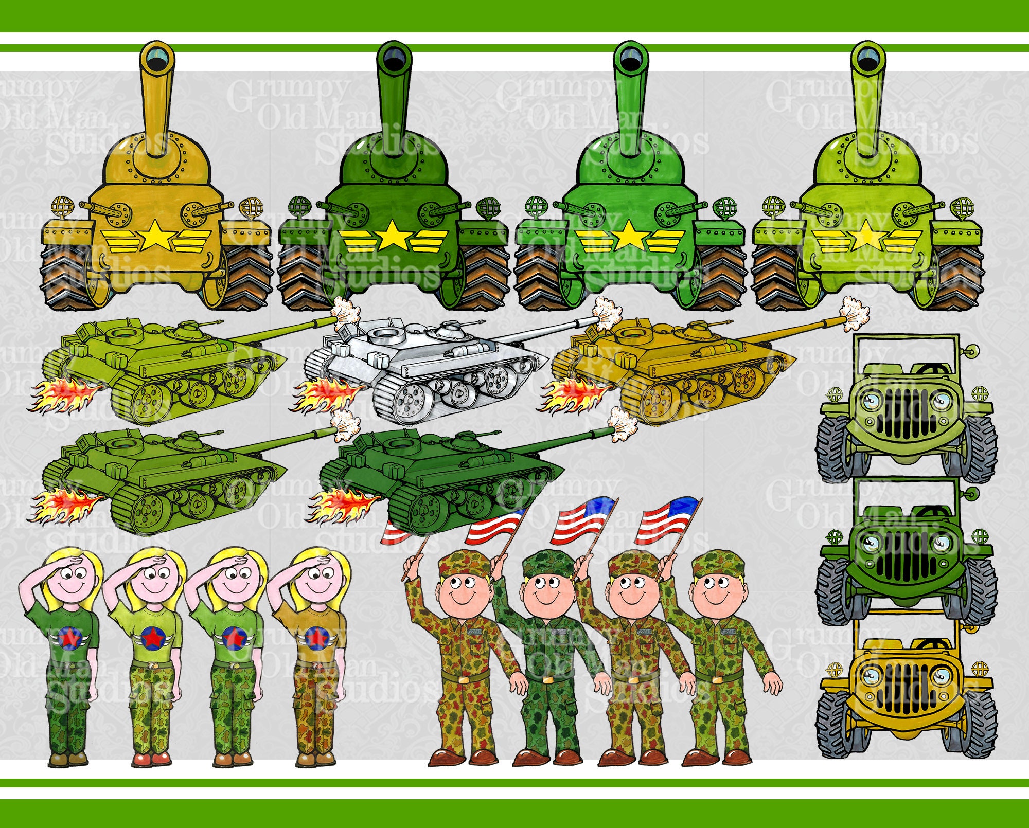 Military tank clip art army tank armored vehicle png | Etsy