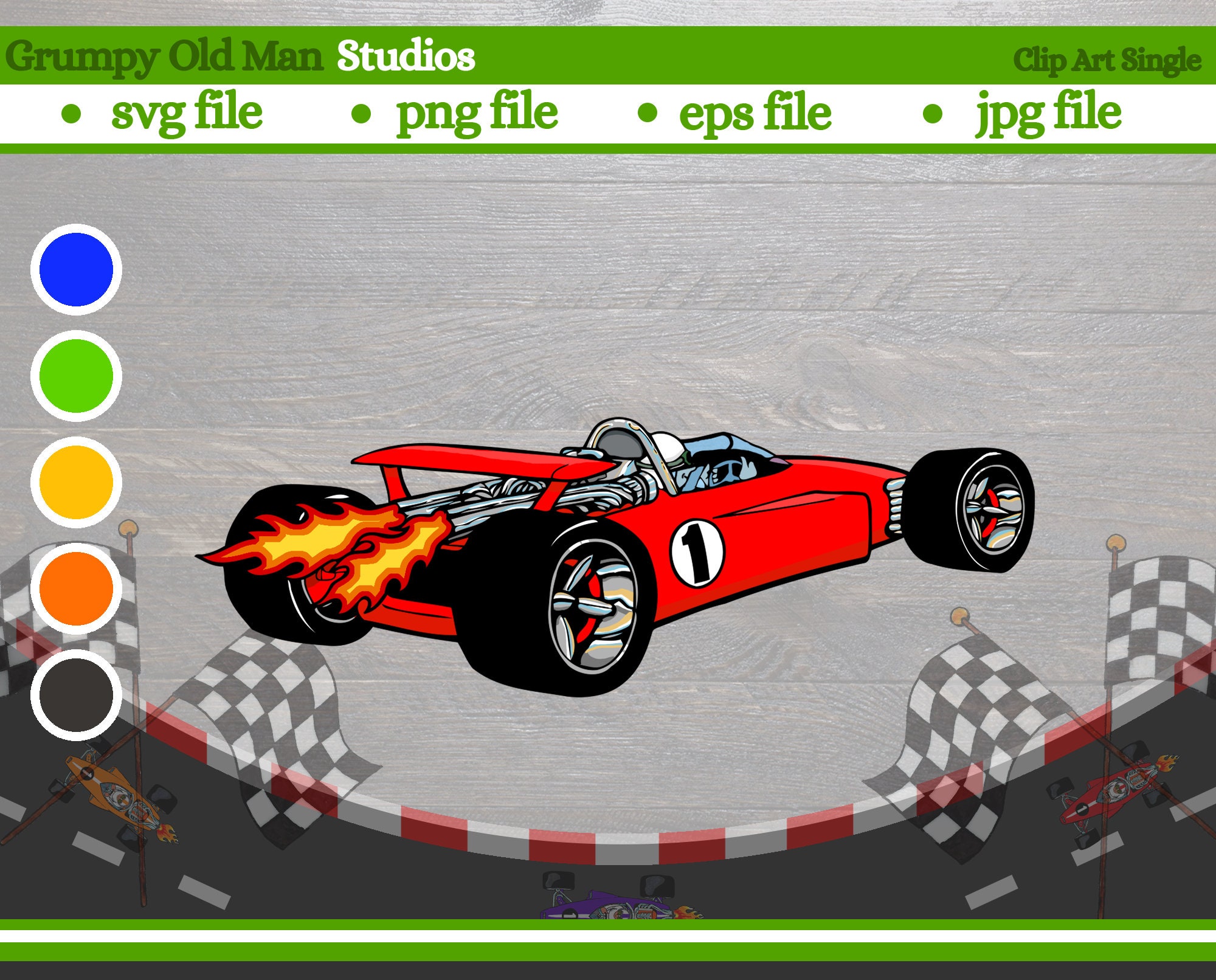 Race Car Clip Art Back View Formula 1 Race Car Clipart Indy 500 Race ...