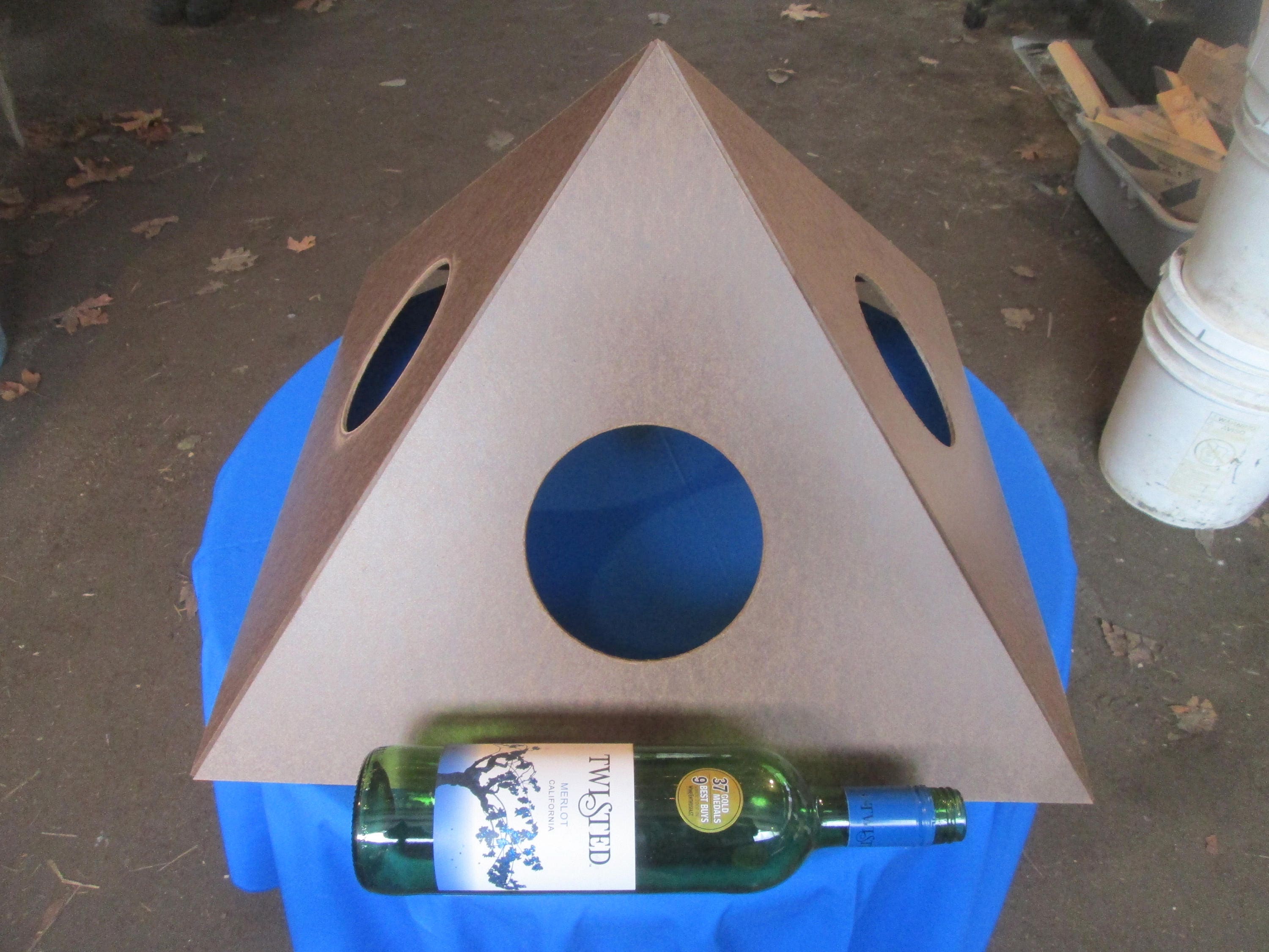 Pyramid: the Open Jumbo Giza Hardboard Pyramid - Etsy