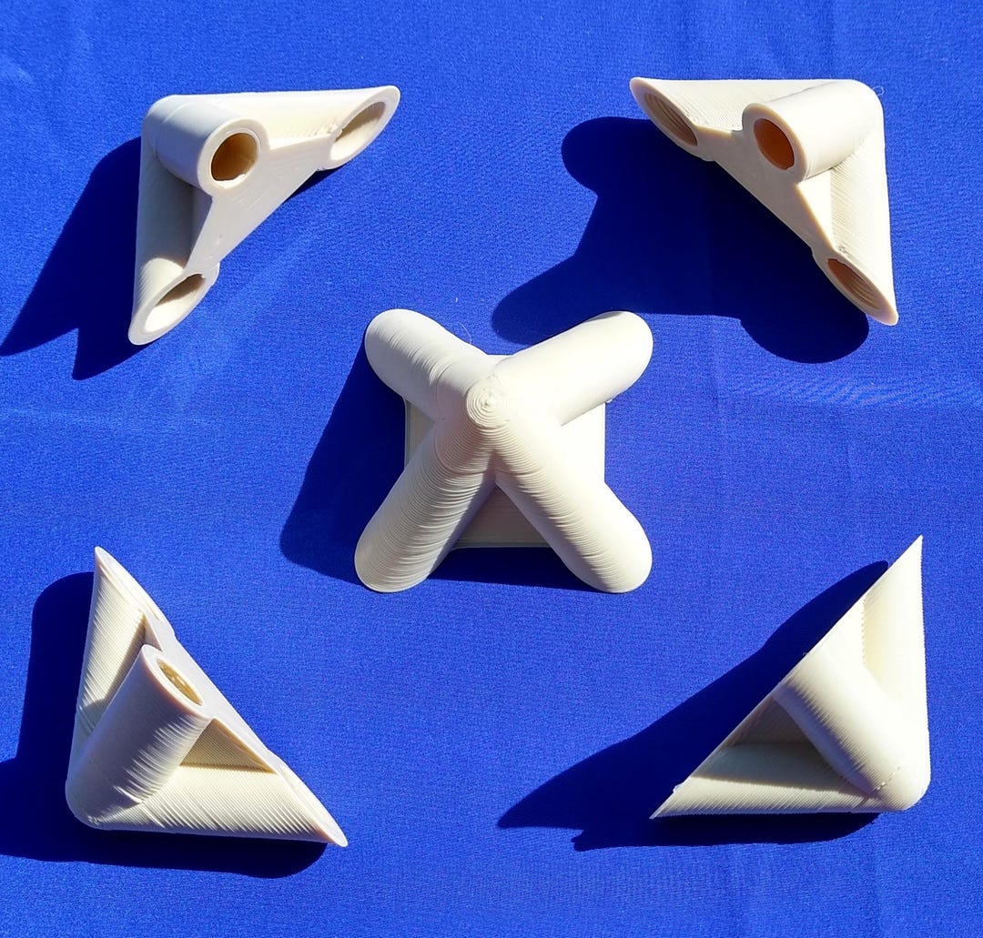 3/8" Equilateral Pyramid Connector Kit - Etsy