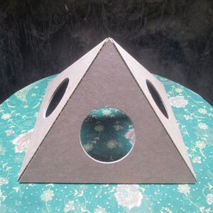 Cardboard Pyramid: the Open Giza Fold-up Cardboard Pyramid - Etsy