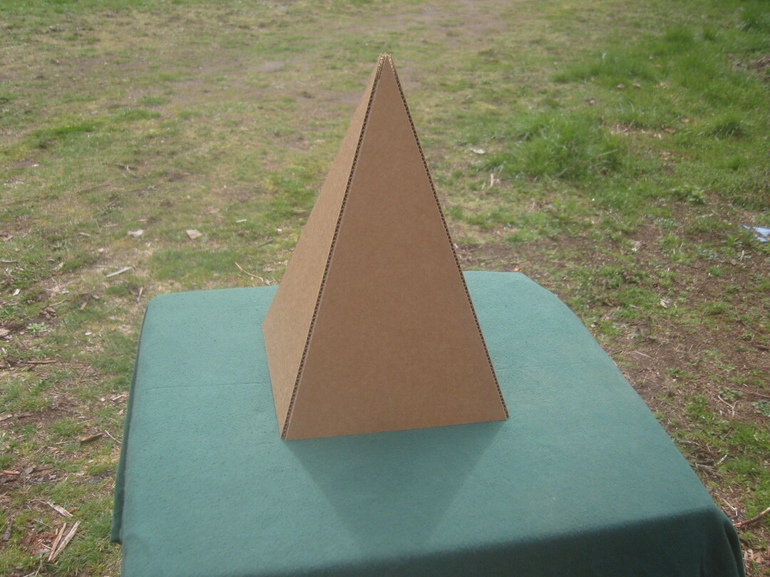Cardboard Pyramid: the Nubian Fold-up Cardboard Pyramid - Etsy