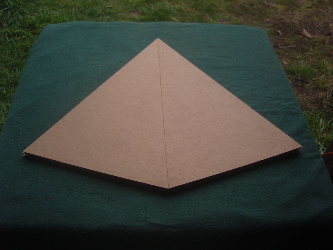 Cardboard Pyramid: the Nubian Fold-up Cardboard Pyramid - Etsy