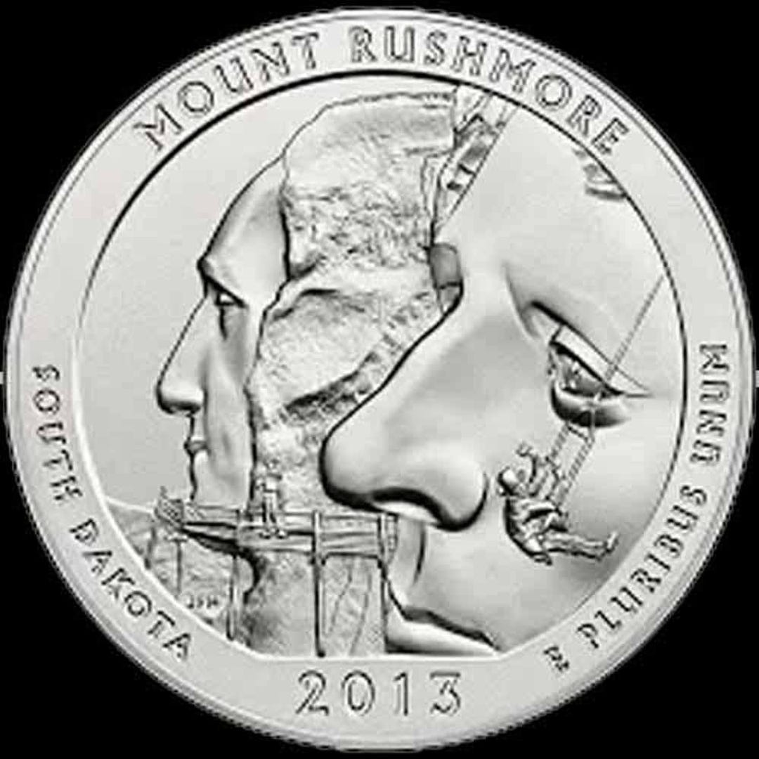 2013 Mount Rushmore 5 Oz Silver ATB Bullion Coin - Etsy