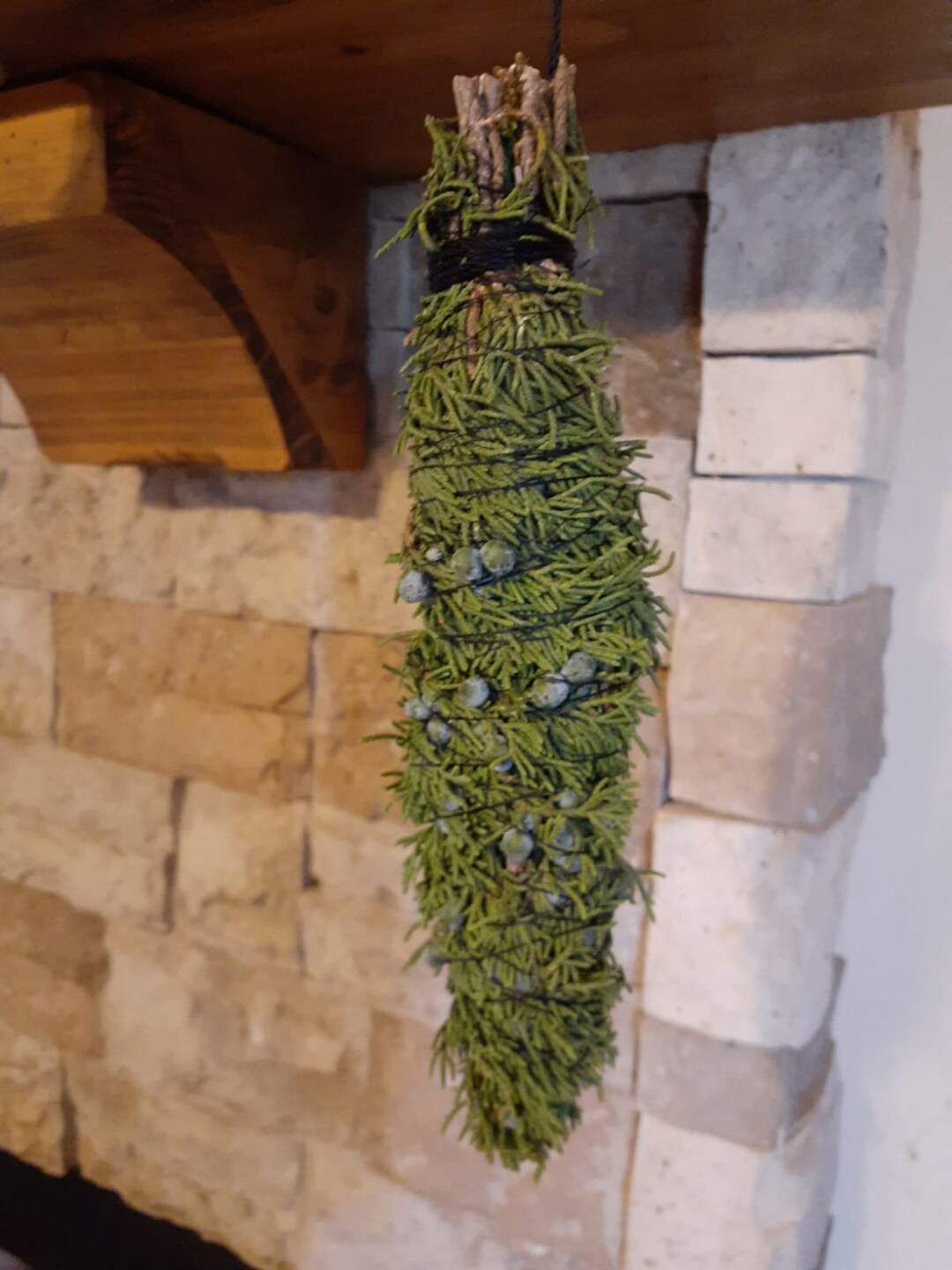 JUNIPER Cedar SMUDGE STICKS With Ghost Berries Bundle (3) - Large+ ...