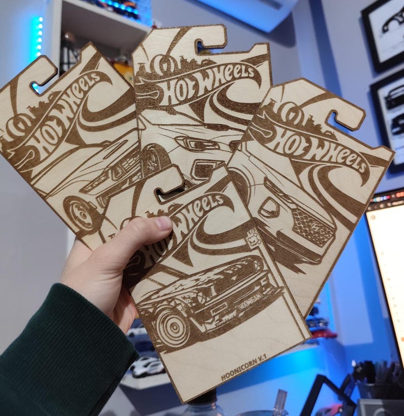 Create a Woodn Hot-wheels Card of YOUR CAR! - Etsy