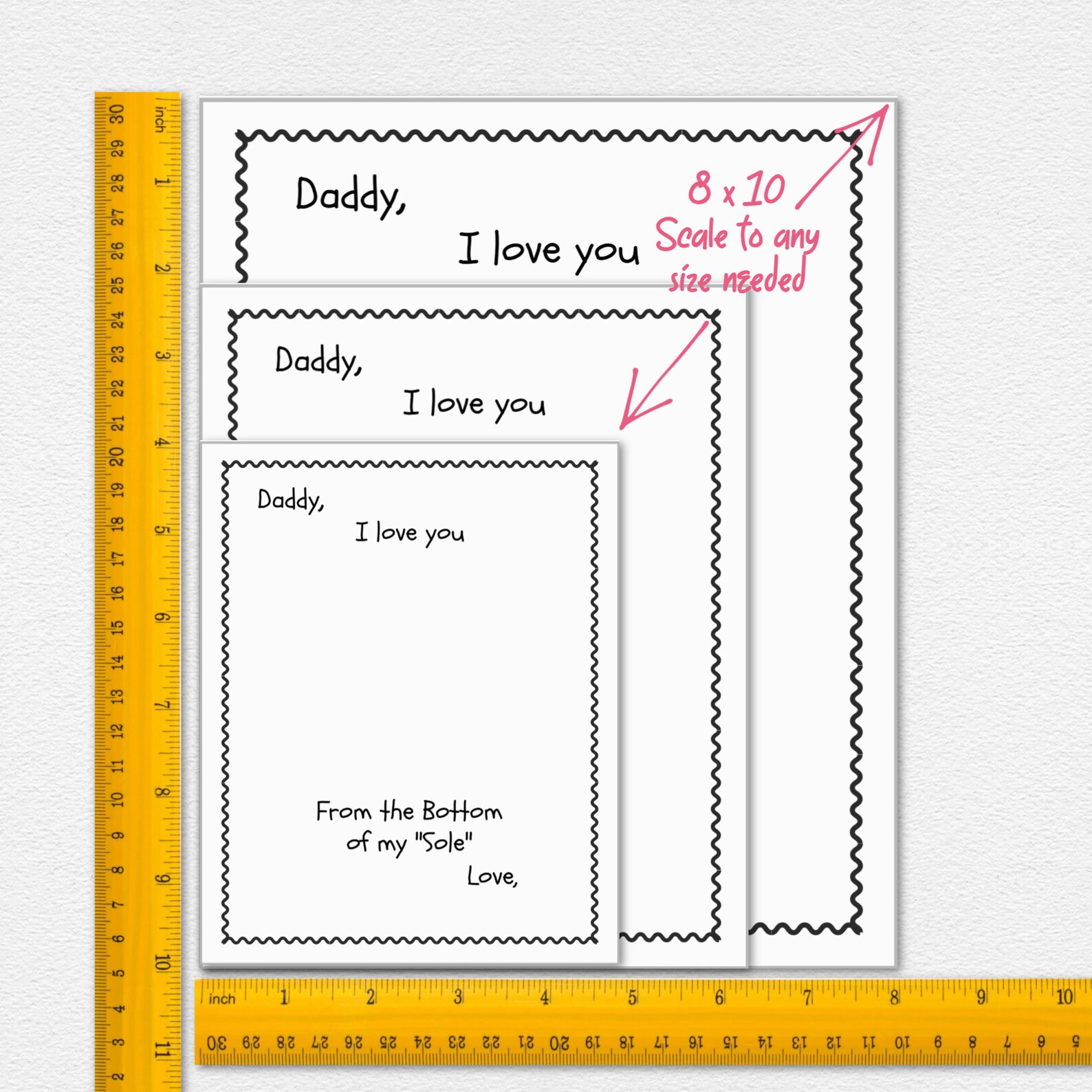 DIY Christmas From Kids, Baby Footprint, Daddy Gifts, Gift for Dad From ...