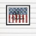 GOD BLESS AMERICA Poster Matte Patriotic Wall Art - Etsy